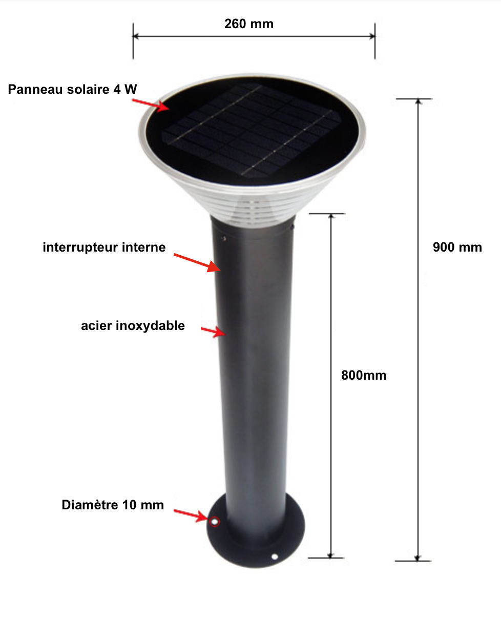 Borne Solaire Puissante